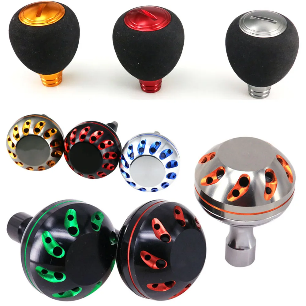Fishing-Reel-Handle-Knob-Dia-33-45mm-for-Spinning-Wheel-Machined-Metal ...