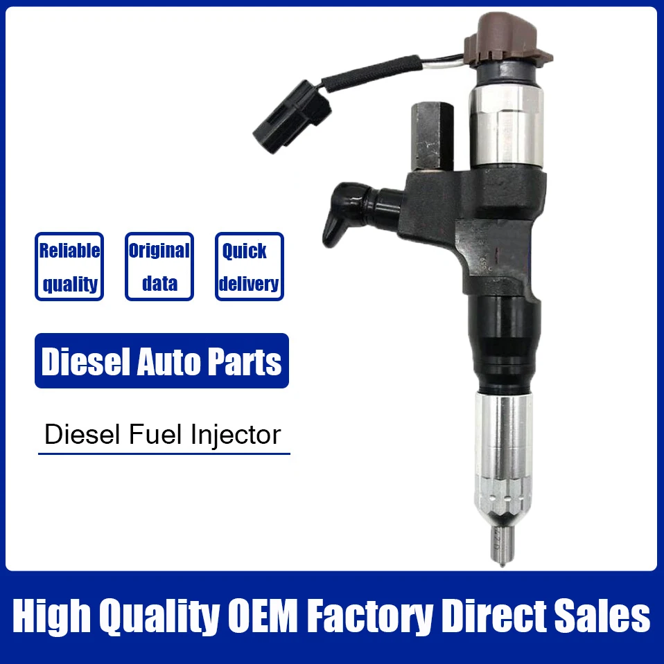Common-Rail-Diesel-Fuel-Injector-095000-6395-8-97609791-5-For-ISUZU ...