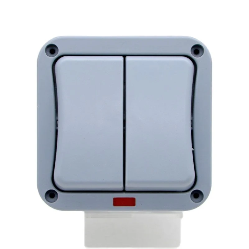 New Outdoor Wall Waterproof Switch IP66 Rainstorm Proof 220V 20A Single ...