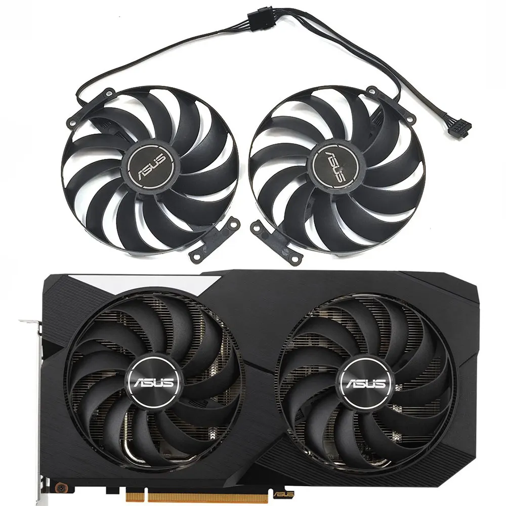 NEW-95MM-5PIN-CF1010U12S-Dual-RX-6600-6600XT-GPU-Fan-For-ASUS-Radeon ...