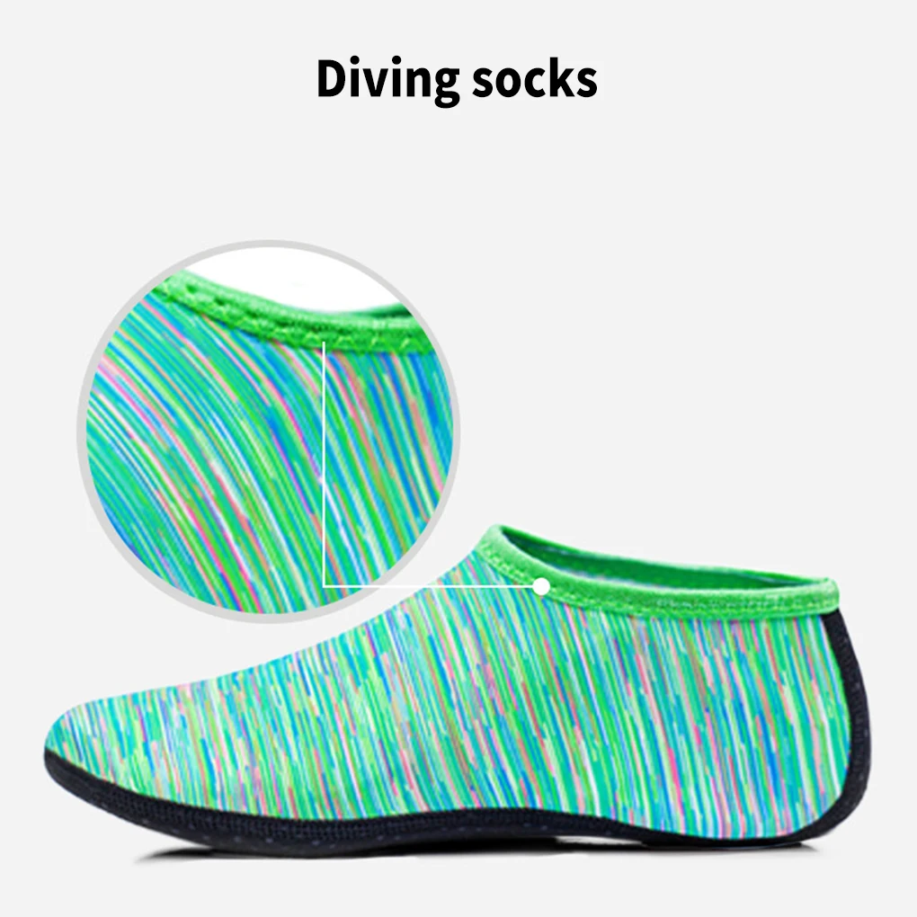2pcs-Water-Sport-Shoes-Swimming-Socks-Portable-Barefoot-Diving-Sock ...
