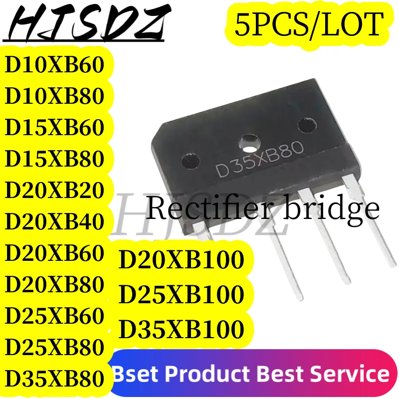 5PCS-LOT-D35XB80-D10XB60-D10XB80-D15XB60-D15XB80-D20XB20-D20XB40 ...