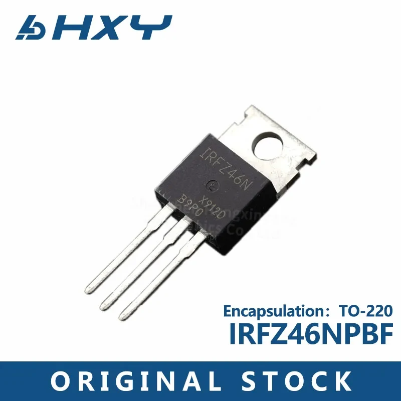 10PCS-IRFZ46NPBF-IRFZ46N-FET-directly-inserted-into-TO-220-triode-MOS ...