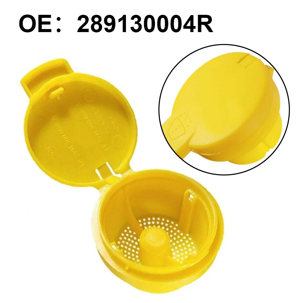1x-Yellow-Plastic-Front-Windshield-Washer-Fluid-Reservoir-Tank-Cap-For ...