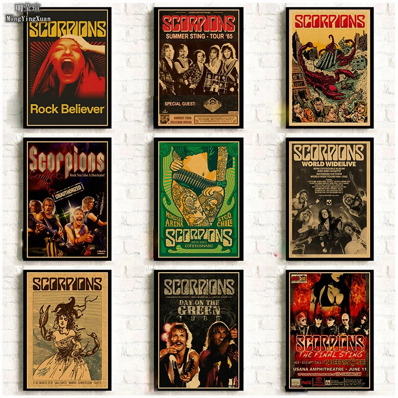 Scorpions-Band-Poster-Wall-Art-Posters-Decoration-Art-Poster ...