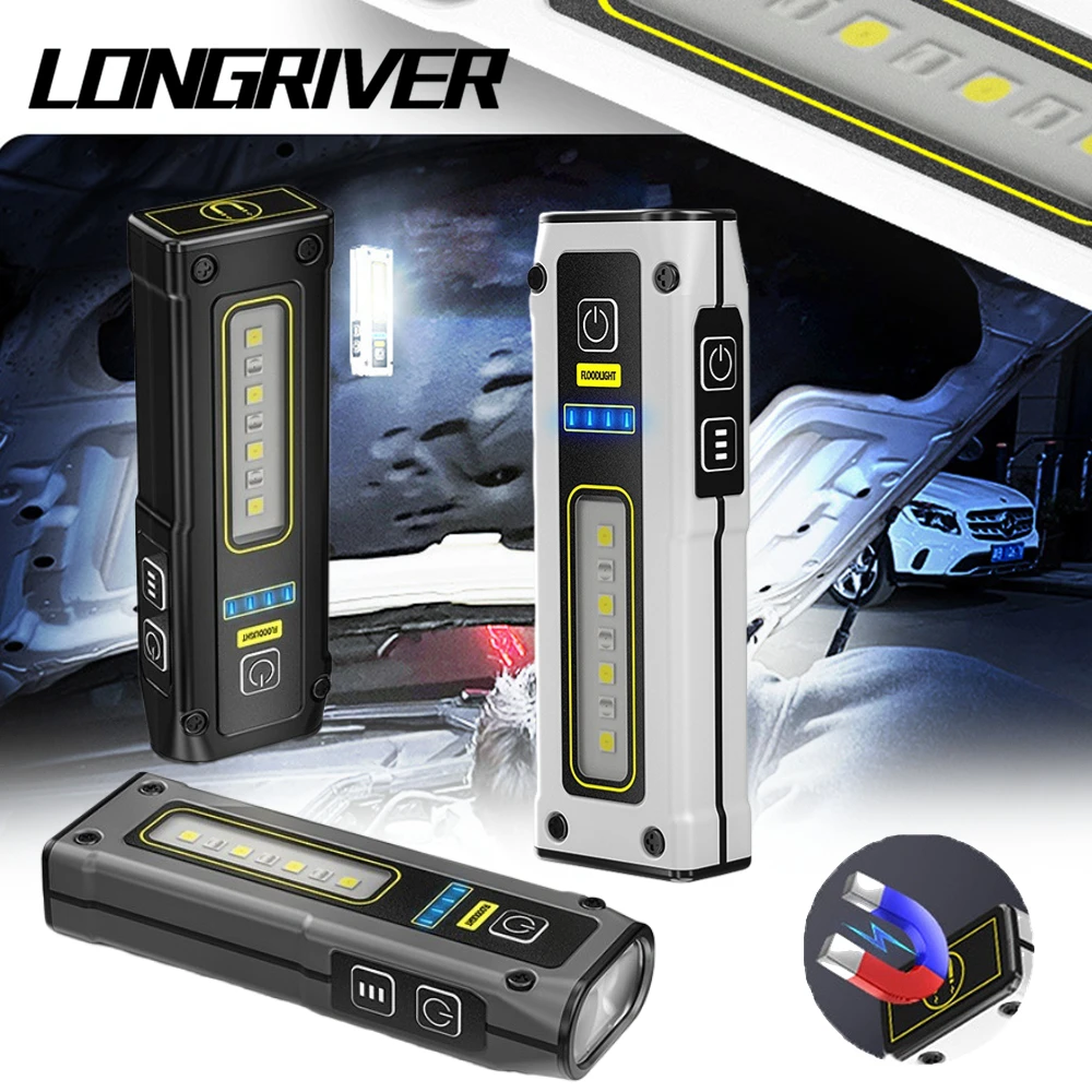 Mini Multi-function Flashlight Dual Led | Strong Power Led Flashlight ...