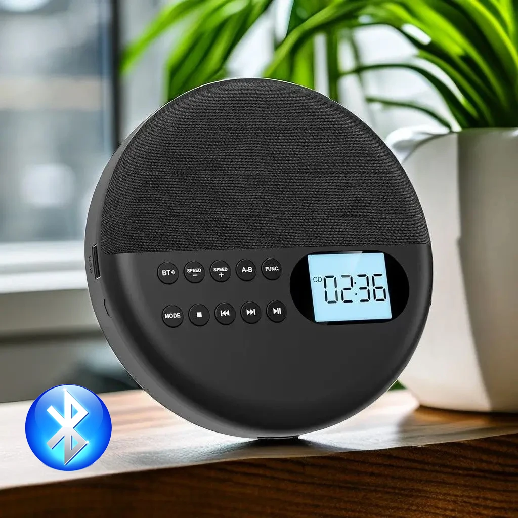 CD-Player-Bluetooth-Speaker-Fetal-Education-Machine-Student-Repeating ...