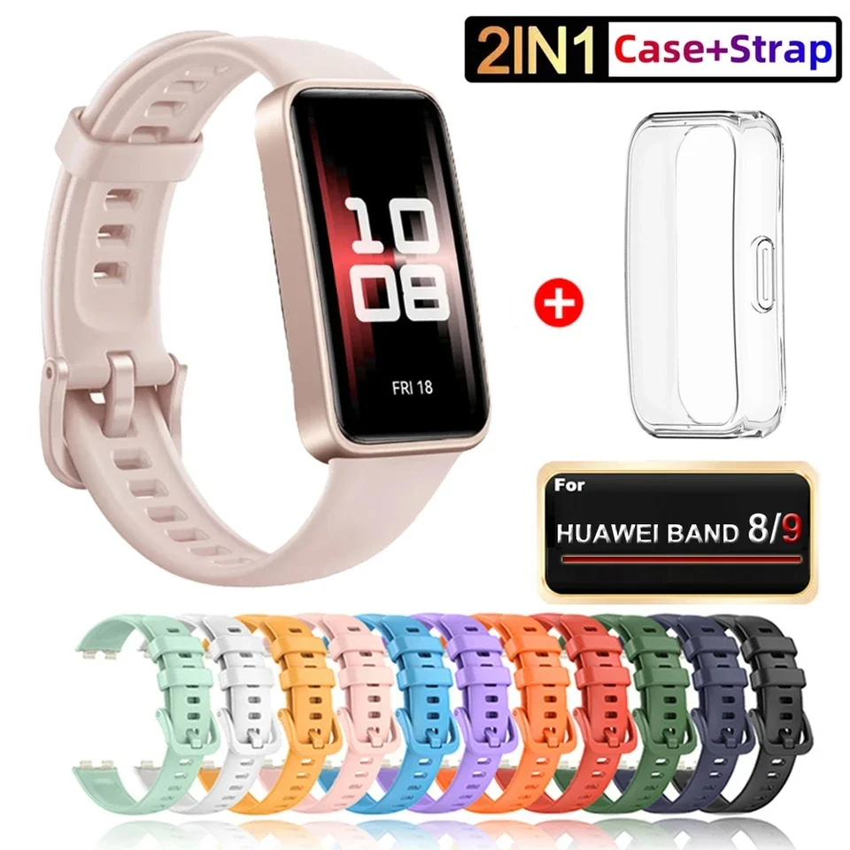 Silicone Watchbands For Huawei Band 9 Strap Replacement Strap For ...