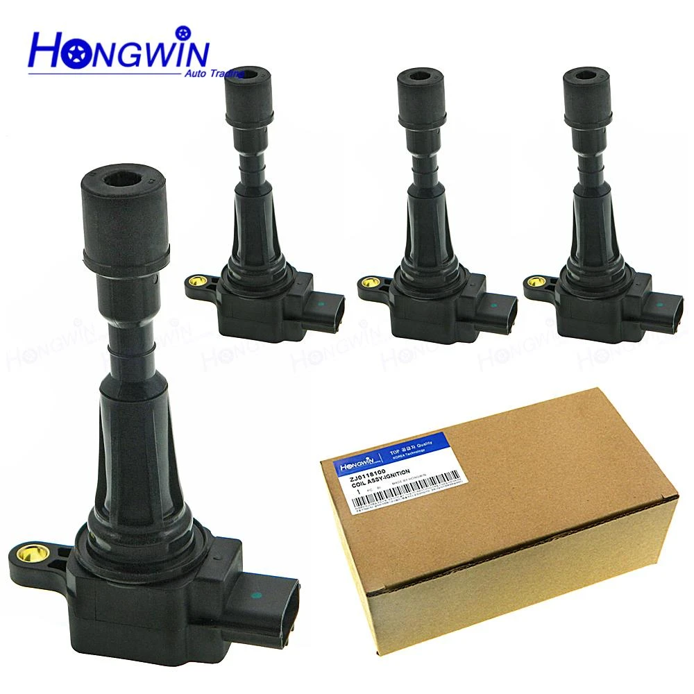 4 PCS For MAZDA 3 BL BK 1.4 1.6 L New Ignition Coil 0E# ZJ01 18 100 ZJ01 18 100A ZJ0118100A ...