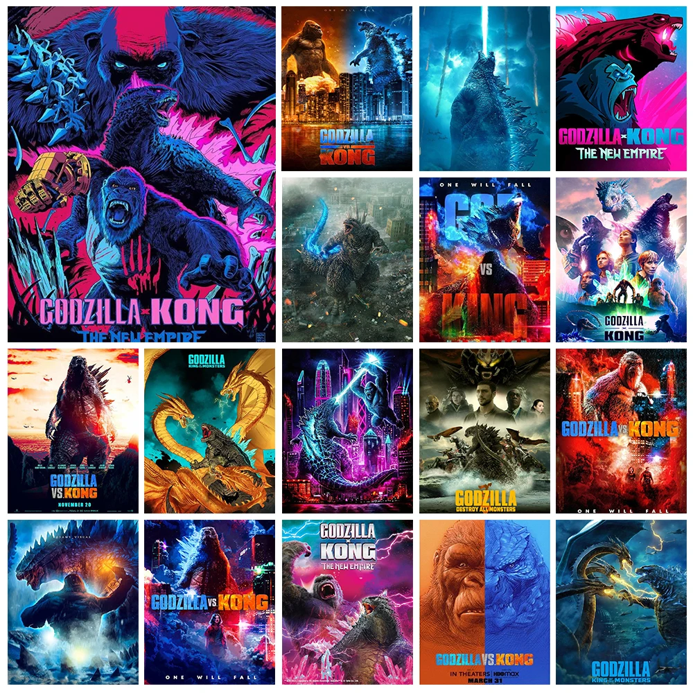 5D-DIY-American-Movie-Diamond-Painting-Kit-Godzilla-Wars-Diamond-Cross ...