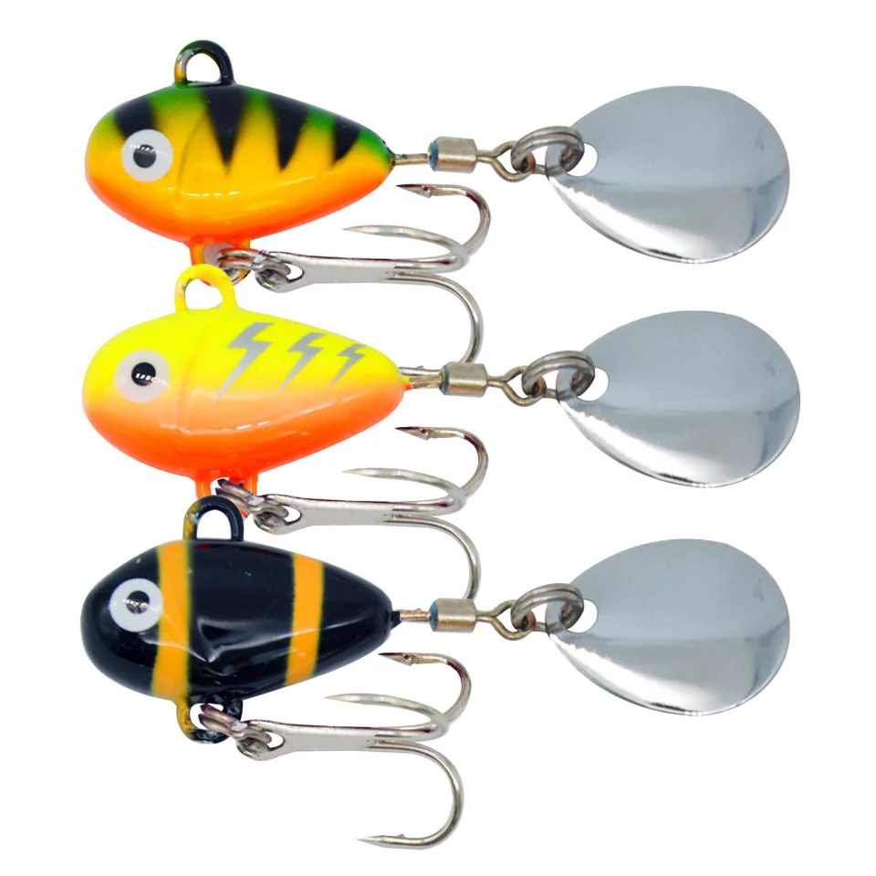 1PCS-10g-14g-Spinnerbait-VIB-Metal-Artificial-Bait-Spinning-Tail ...