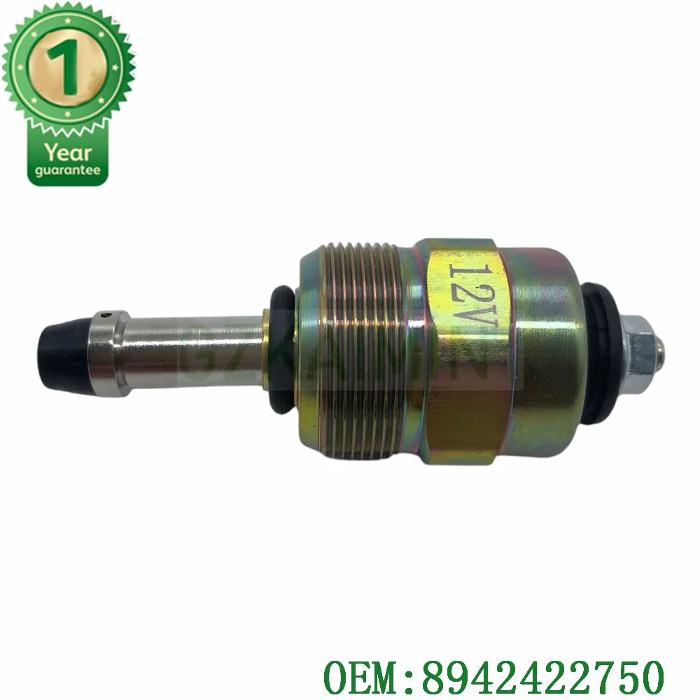 12V-Injection-Pump-Fuel-Shut-Off-Solenoid-Valve-For-Isuzu-C240-Engine ...