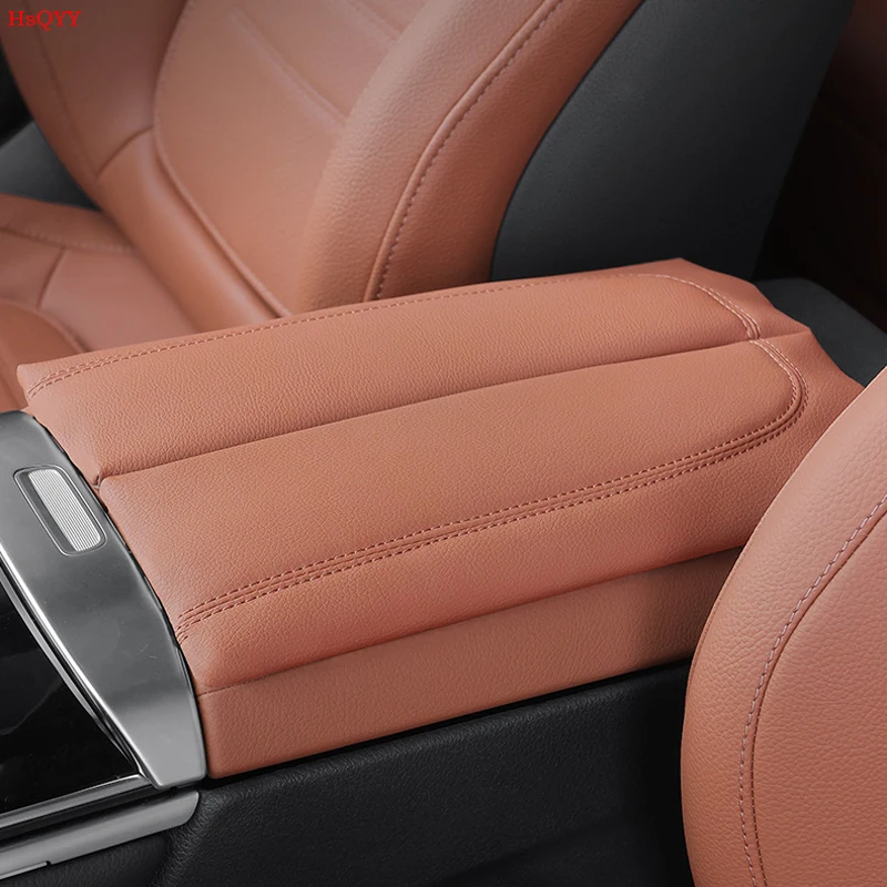 Center-Console-Armrest-Box-Cover-Pad-For-Mercedes-Benz-C-GLC-Class-W206 ...