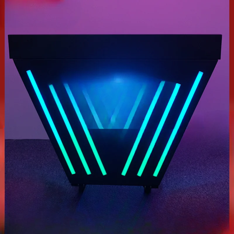 Mesa-de-mistura-acr-lica-ativada-por-voz-KTV-Luminous-DJ-Desk-DJ-Desk ...