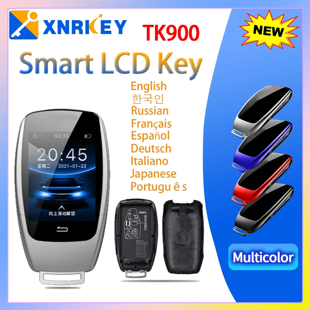 XNRKEY-Universal-Modificado-LCD-Smart-Key-Chave-de-carro-remoto-para ...