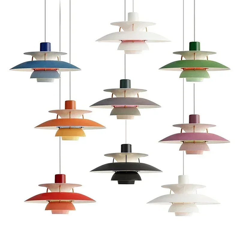 Luces-colgantes-de-Dise-o-Dan-s-l-mpara-Led-de-colores-paraguas-Lustre ...