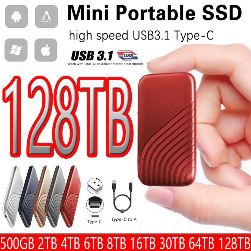 New-Portable-High-Speed-Mobile-Solid-State-Drive-2-8-16-30-64TB-SSD ...