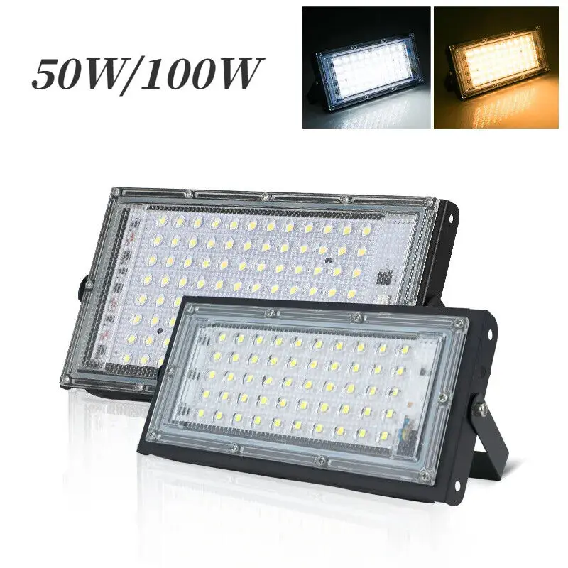 50W-100W-220V-LED-Reflector-Flood-Light-IP65-Waterproof-Spotlight ...