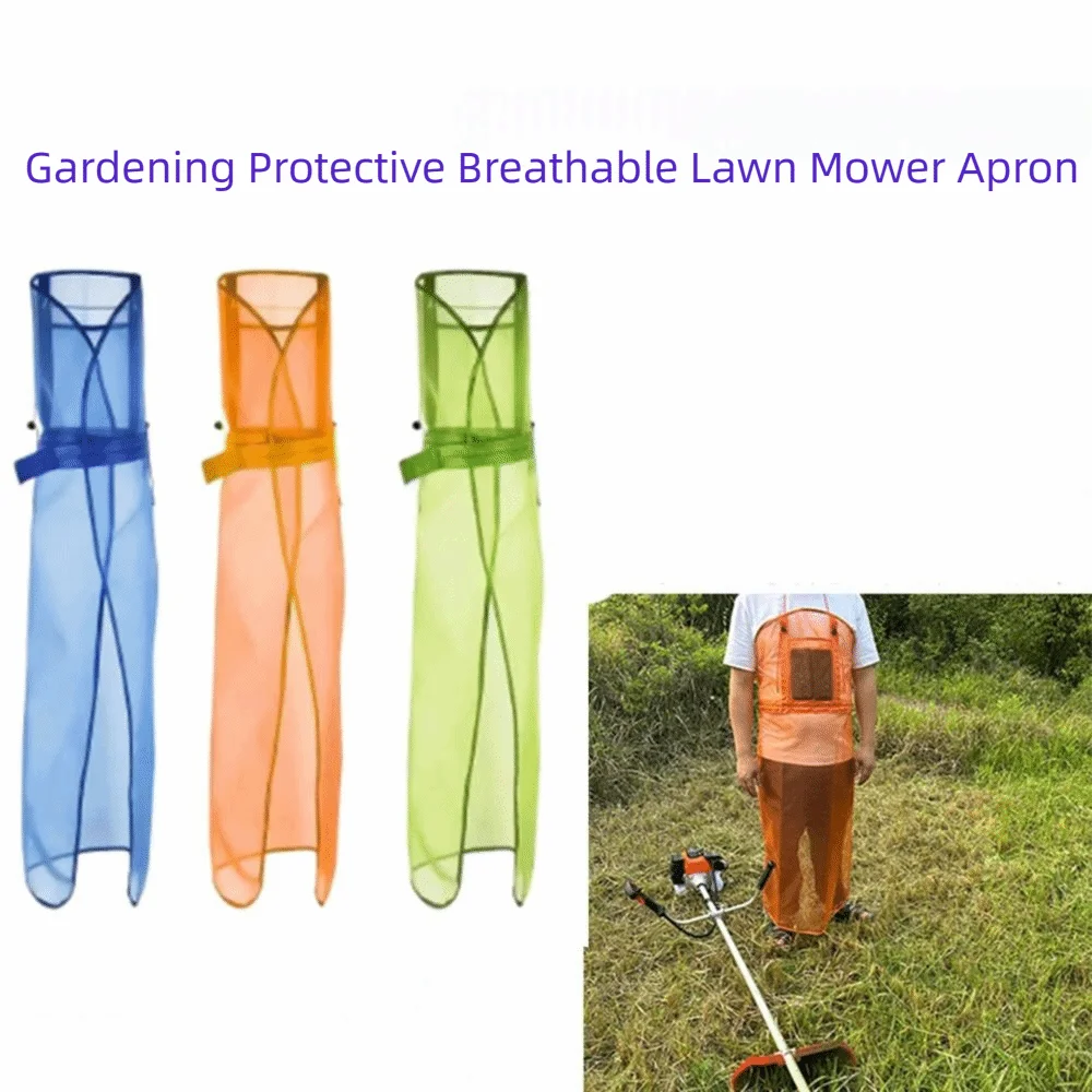 With Pockets Mesh Lawn Mower Apron Full Coverage Breathable Gardening ...
