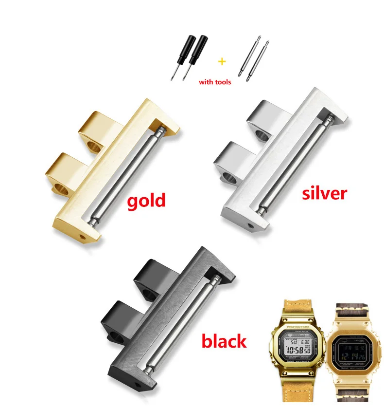 Adapter Refit watch band For GSHOCK GMW-B5000 Stainless Steel Connector ...