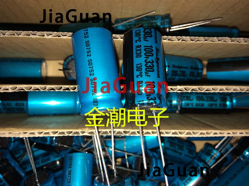 20PCS-NEW-RUBYCON-RX30-100V330UF-16X31-5MM-Electrolytic-Capacitor-rx30 ...