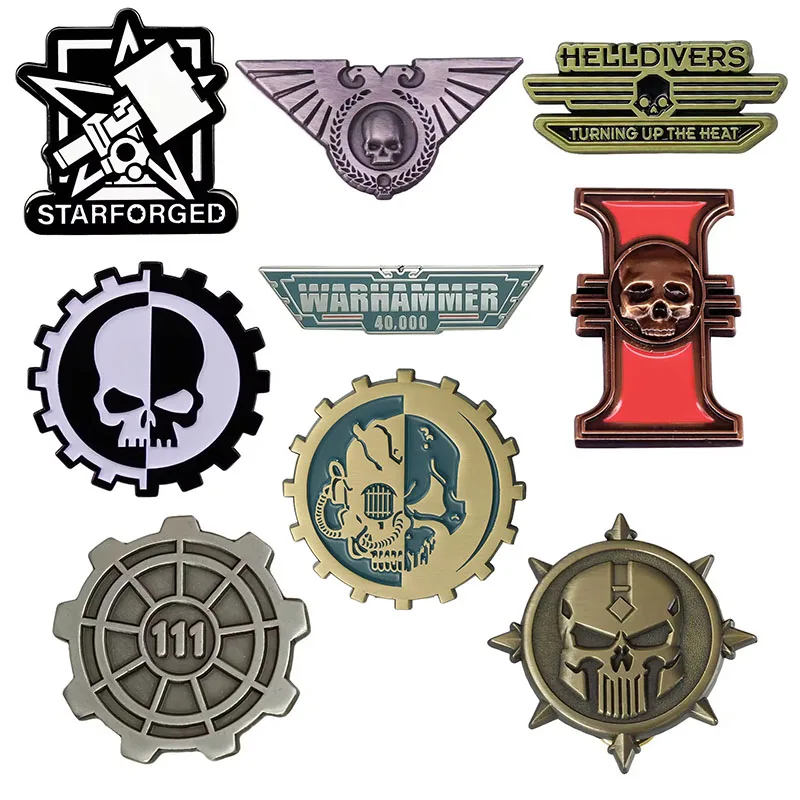 Adeptus Mechanicus Badge: The Ultimate 40K Logo Brooch for True ...