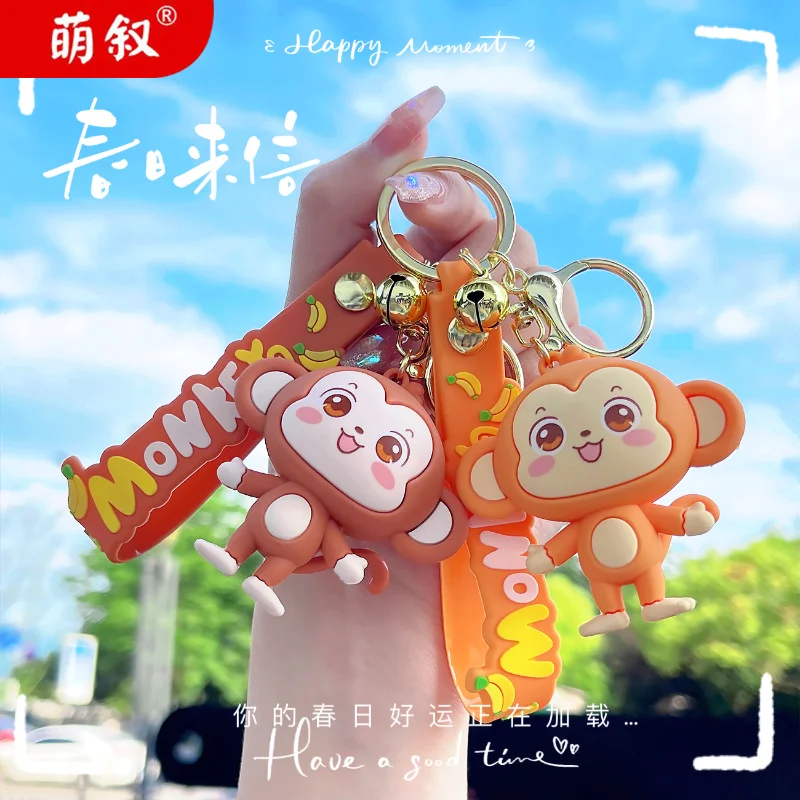 Neue-Modetrends-weichen-Silikon-Affe-Schl-ssel-bund-kreative-Cartoon ...