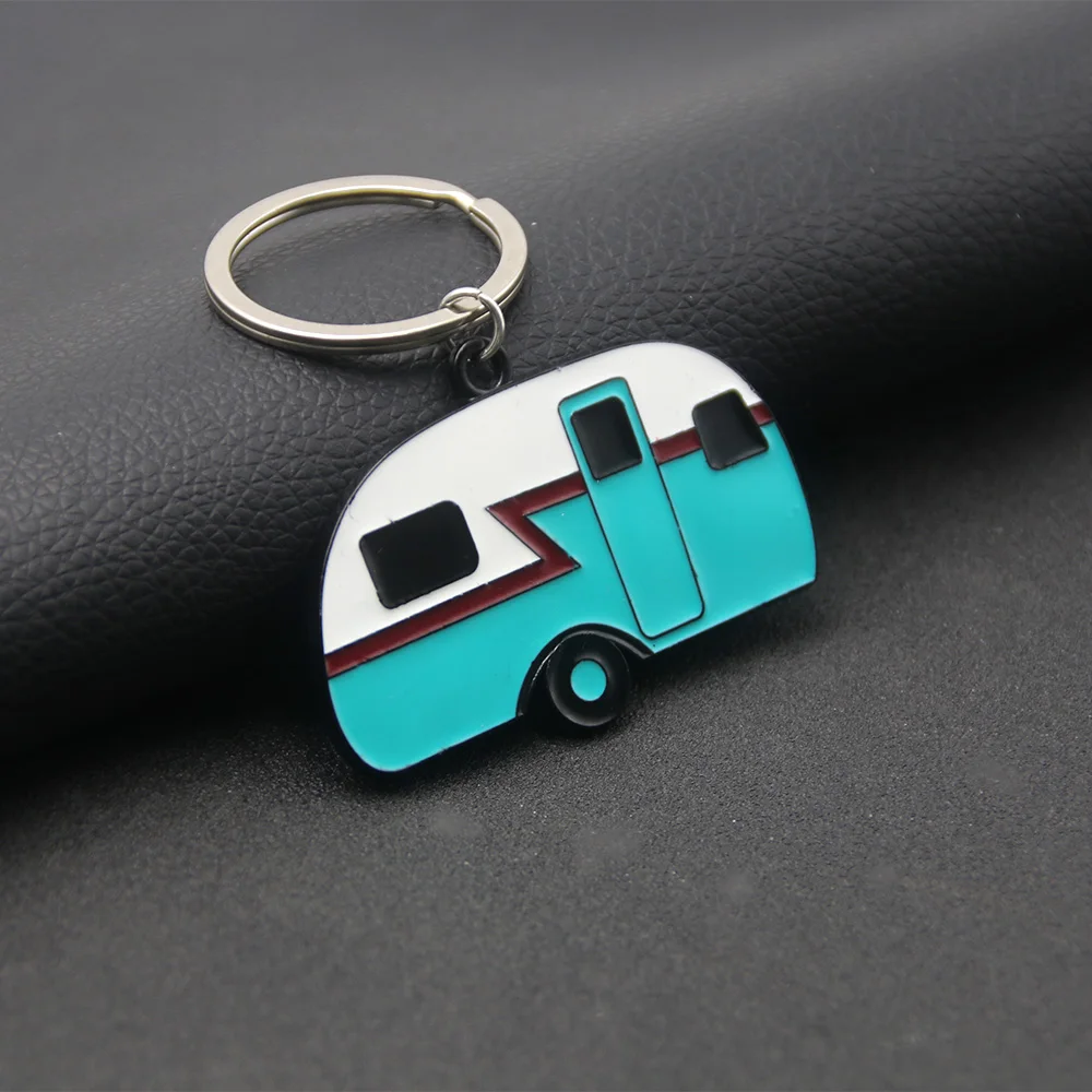 Camper-Keychain-Camping-World-Van-Car-Pendant-Key-Chain-For-Women-Men ...