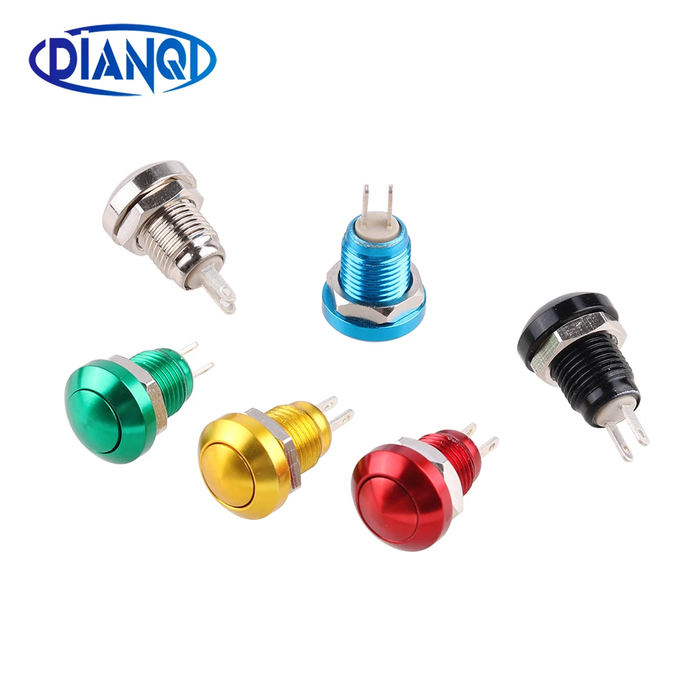 8mm Momentary Push Button Switch | Metal Push Button Switches | Engine ...