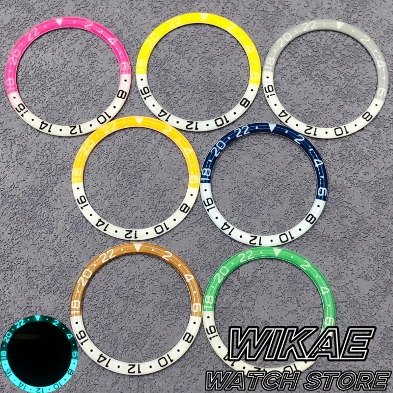 38mm Domed Resin Watch Bezel Insert 38mm*31.5mm Diameter Watches Ring ...