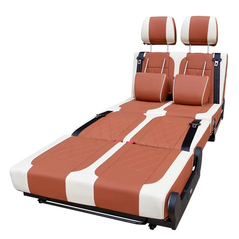 Assento de cama de couro confortável modificado para van personalizado ...