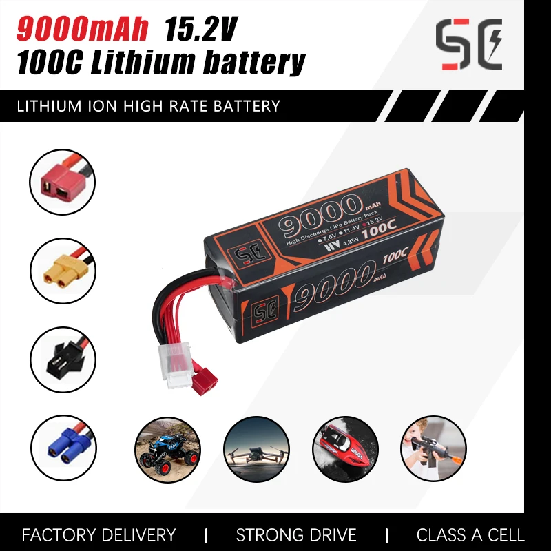 Free-delivery-drone-High-voltage-battery-9000mAh-15-2V-100C-airplane ...