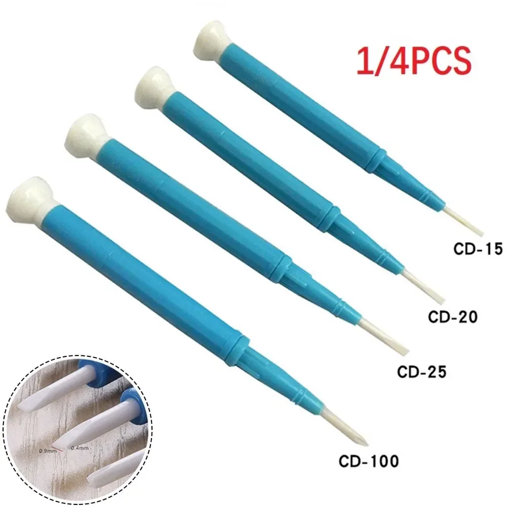 4/3/1pcs Ceramic Screwdriver CD15/20/25/100 4.45in With Flat/cross ...