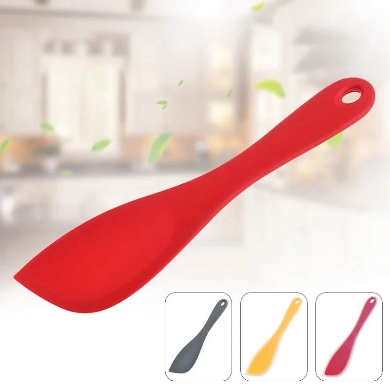 Kitchen-Silicone-Spatula-Translucent-Cooking-Dough-Scraper-Cream-Butter ...