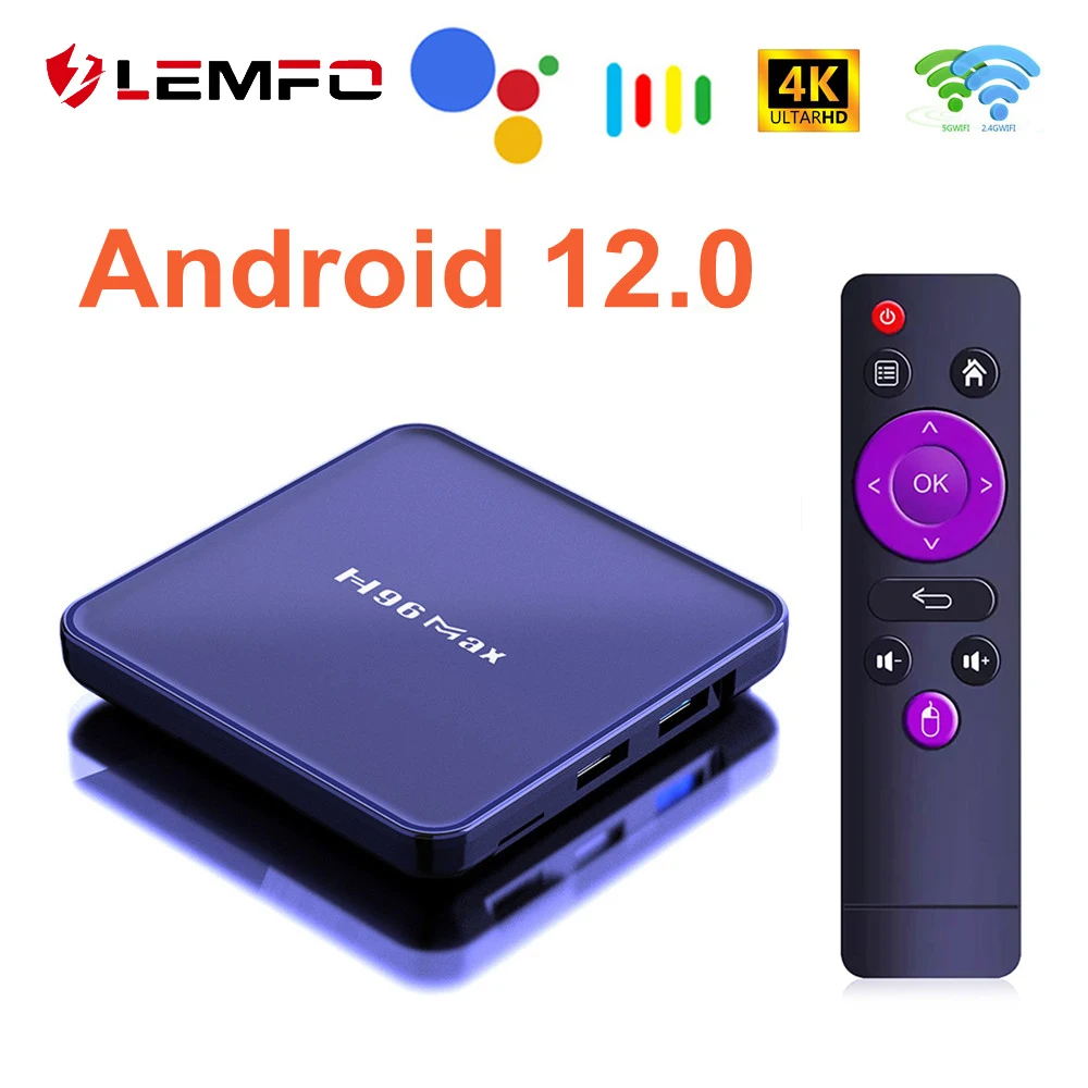 LEMFO-V12-Smart-TV-Box-Android-12-H96-Max-RK3318-Set-Top-Box-Dual-WIFI ...