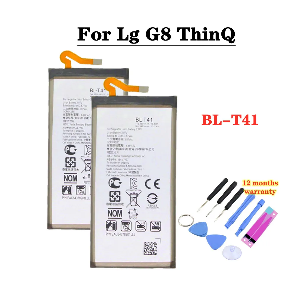 Batería de BL T41 BLT41 para LG G8 ThinQ LMG820QM7 LMG820UM1, LM ...