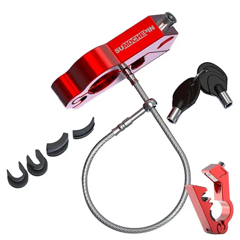 Motorcycle-Handlebar-Lock-Brake-Handle-Solid-Lock-Imitating-Steal-Lock ...