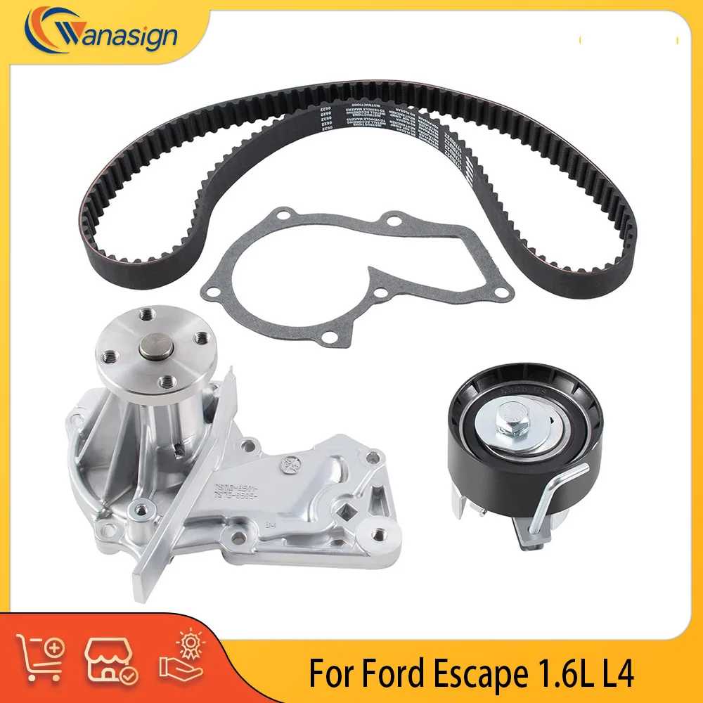 Engine part Timing belt water pump kit Fit 1.6 L GAS For 11-20 1.6L ...