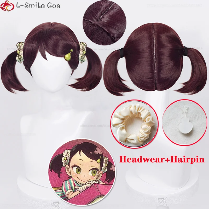 Anime-SPY-FAMILY-Cosplay-Becky-Blackbell-Wig-30cm-Short-Red-Brown-With ...