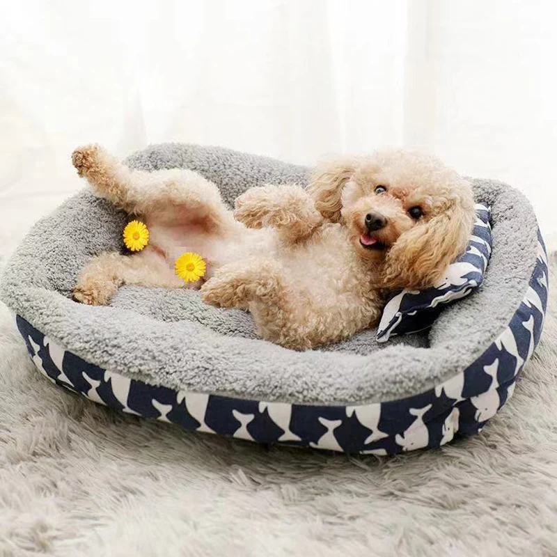 Warm-Winter-Pets-Dog-Bed-Dog-Kneel-Cat-Mats-House-Cushion-Large-Pet ...