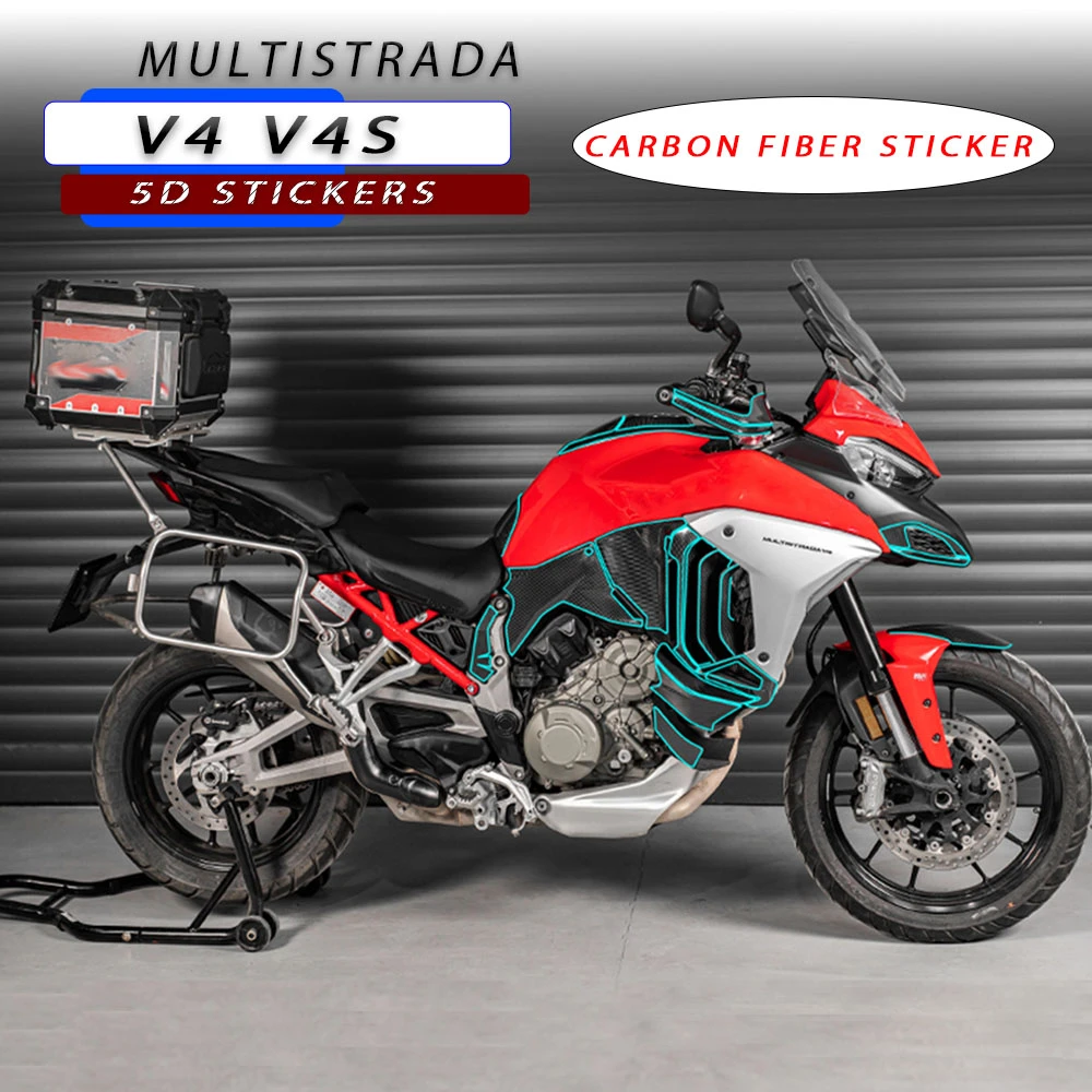 For Ducati Multistrada V4 V4s Sticker Motorcycle Body 3dthickened Anti ...
