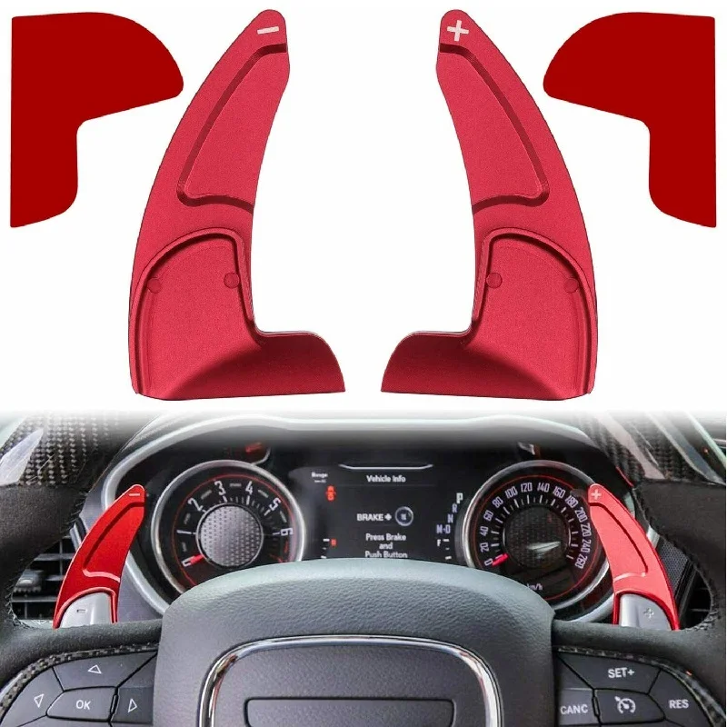 Steering-Wheel-Shift-Paddle-Extended-Shifter-Trim-Cover-For-Dodge ...