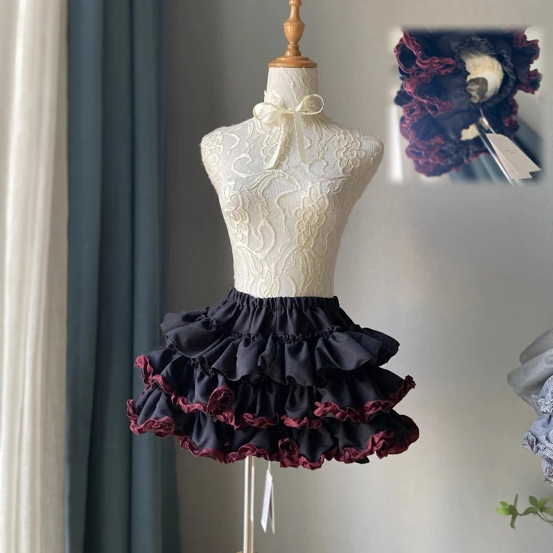 Women-Lace-Ruffle-Bloomers-Victorian-Dark-Gothic-Punk-Shorts-Puff ...