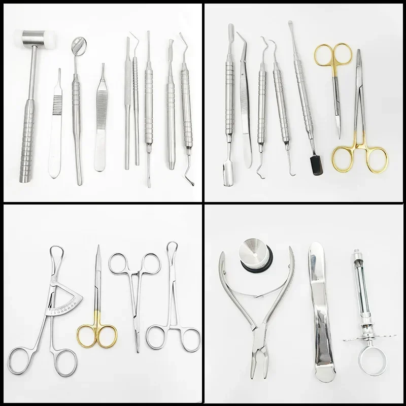26Pcs/Set Oral Surgical Instrument Set Basic Kit Dentist Surgical Tools ...