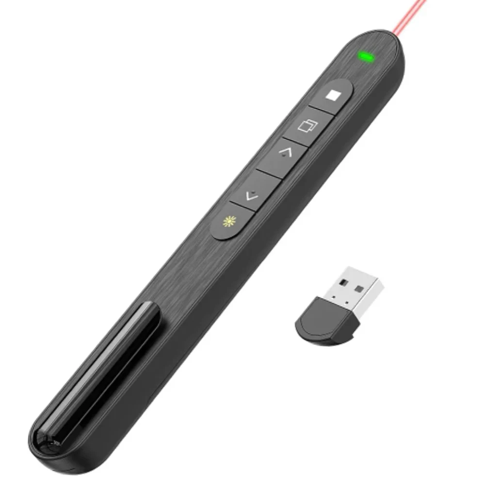 Wireless-Presenter-Red-Laser-Page-Turning-Pen-2-4G-RF-Volume-Remote ...