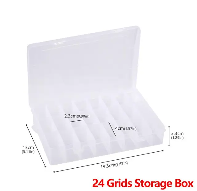 42 Axis Sewing Threads Box Bobbins Storage Case Transparent Needle ...