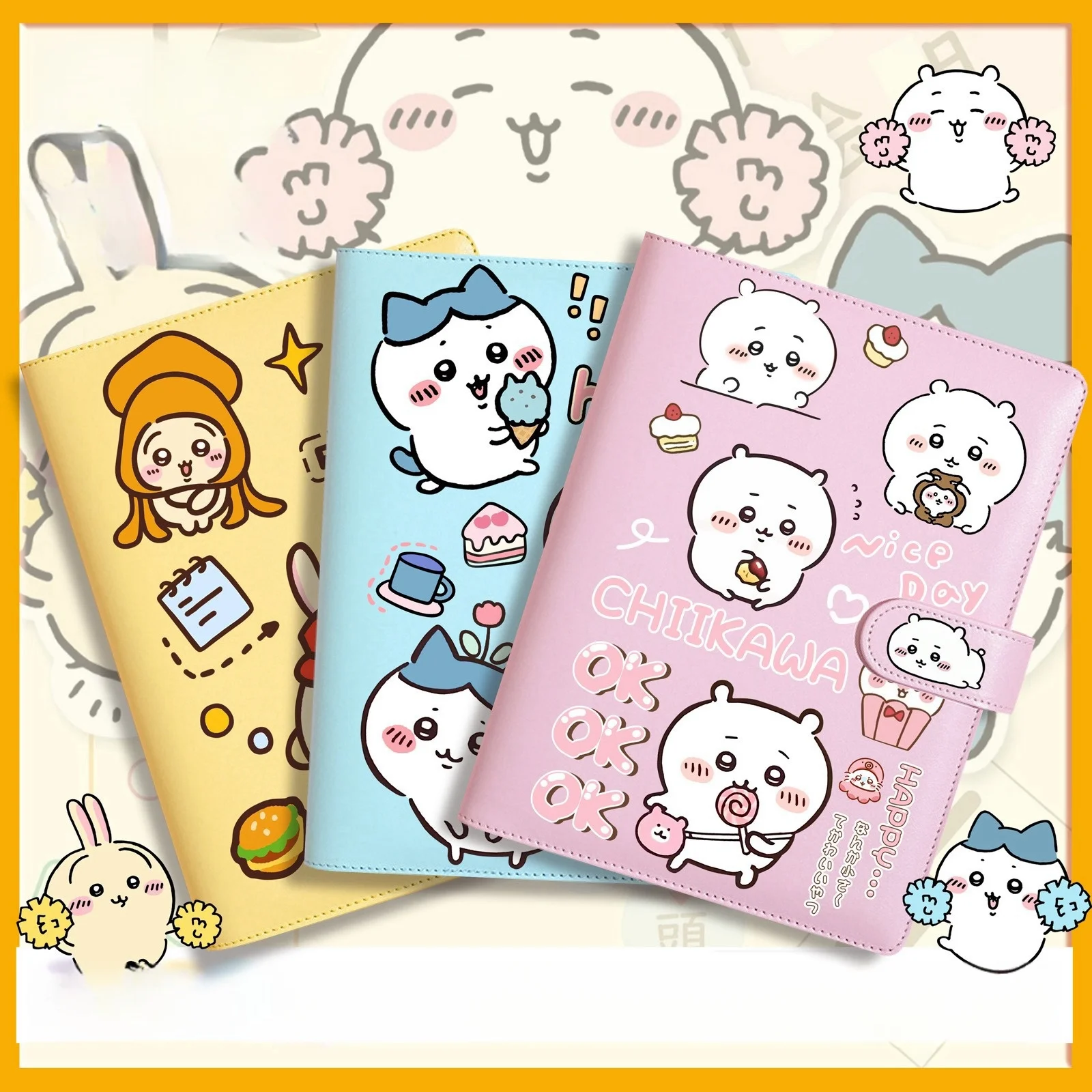 Chiikawa Notebook Portable Detachable Diary - Chiikawa Plush