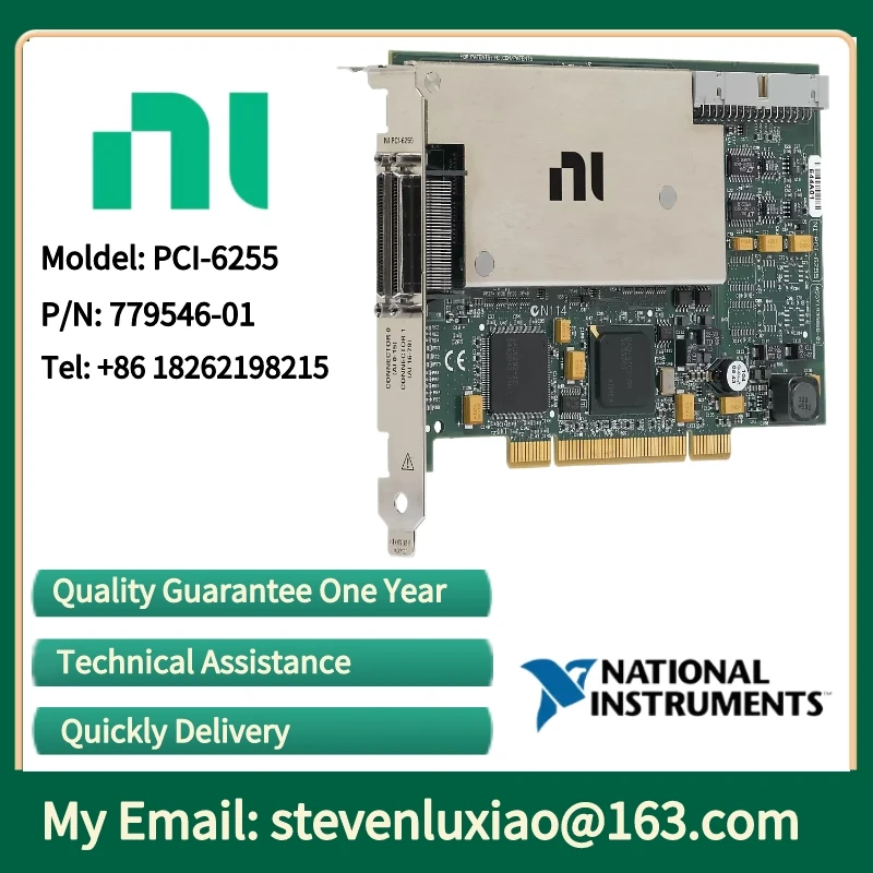 NI PCI-6255 779546-01 AI road 80 (16, 1.25 MS/s), 2 road AO (2.86 MS/s ...