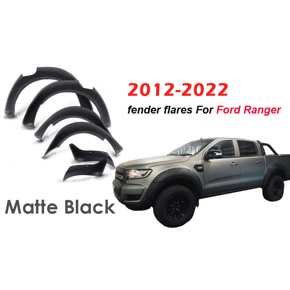 2012-2020 Wheel Arch Mudguards Fender Flares For Ford Ranger 2020 Px ...