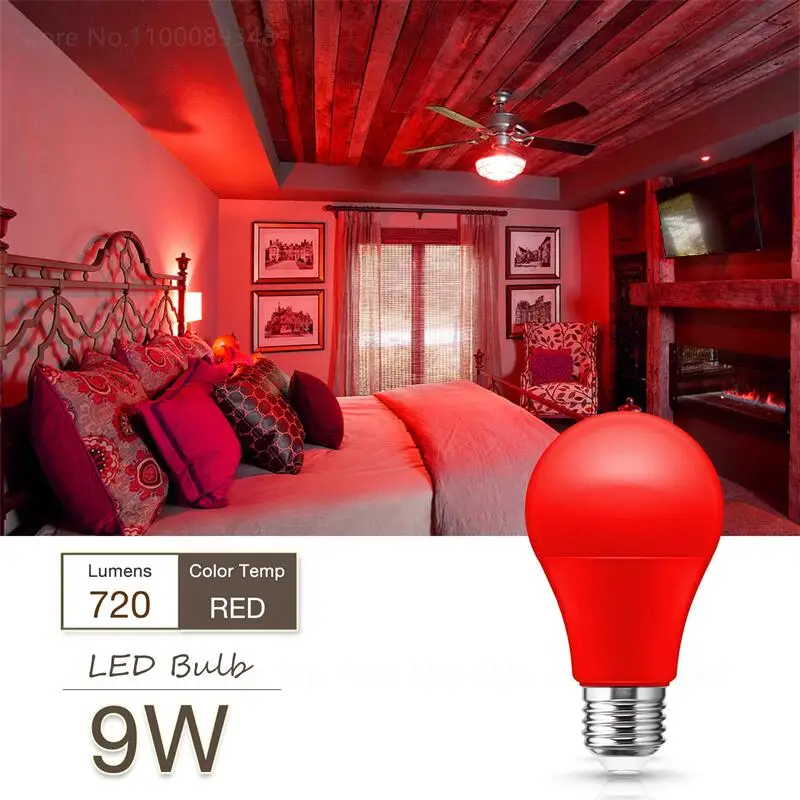 Red Light Bulb Room